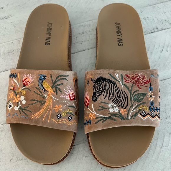 Johnny Was | Shoes | Johnny Was Slides | Poshmark